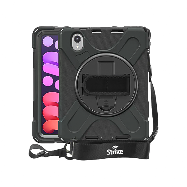 iPad Mini 7/6 Case with Handstrap & Lanyard | Rugged Cases